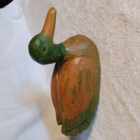 Vintage | Accents | Vintage Handmade Wooden Duck 1 Inch | Poshmark